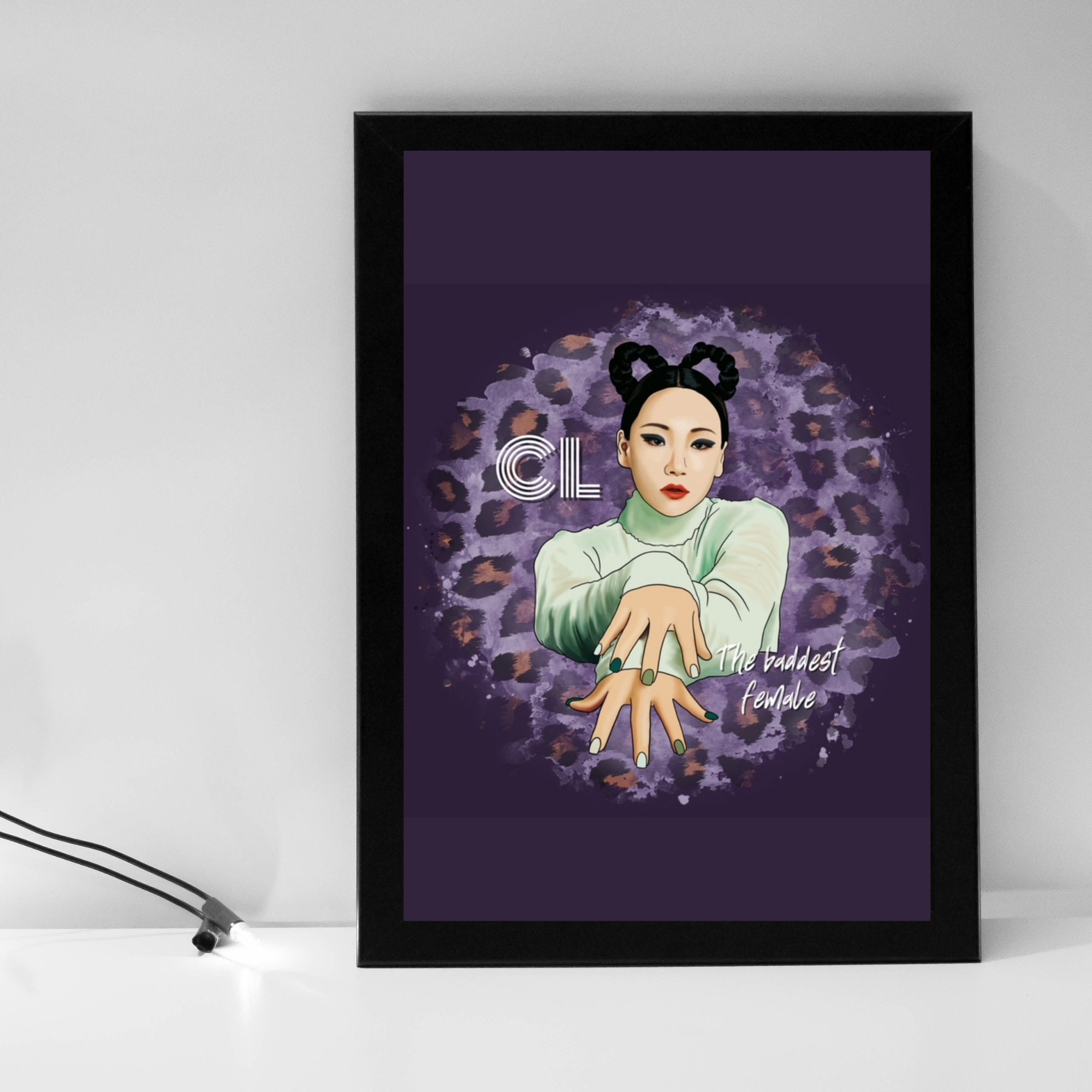 CL Korean Singer CL Korean Female Rapper CL Wall Art Lee Chae-rin ...