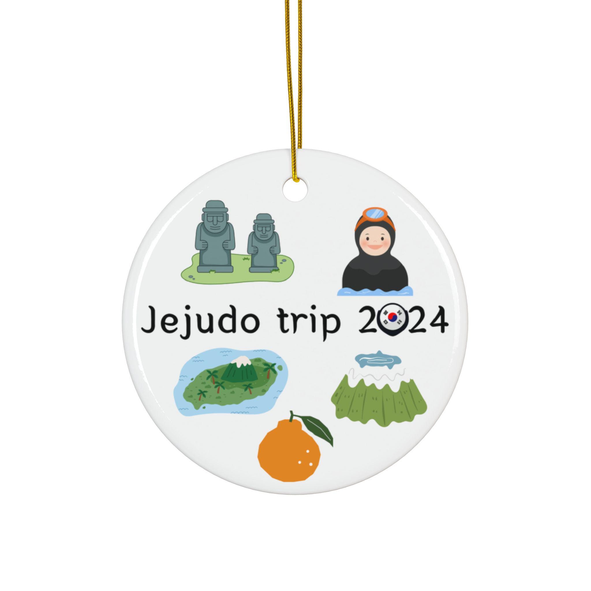 Jejudo Trip 2024 Ornament Jeju Island Korea Trip Ornament Gift Jeju ...