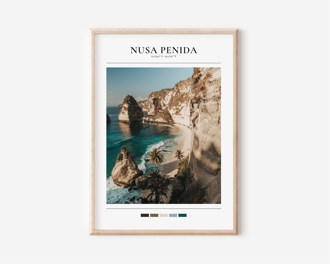 Indonesia Print | Bali Nusa Penida Poster | Bali Wall Art | Bali Poster ...