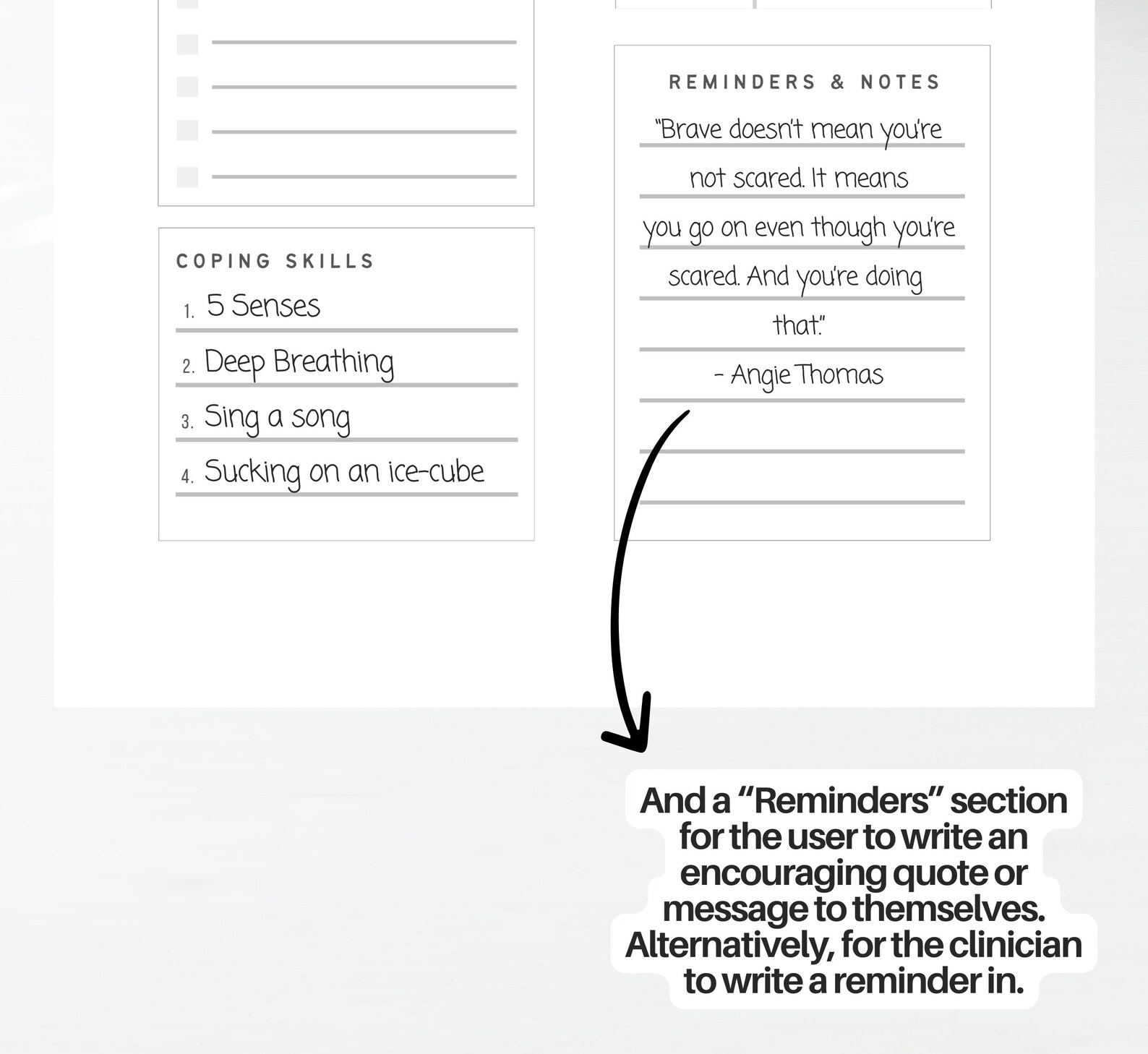 Printable Safety Crisis Plan Worksheet, Therapy Aid, Therapy Resource ...