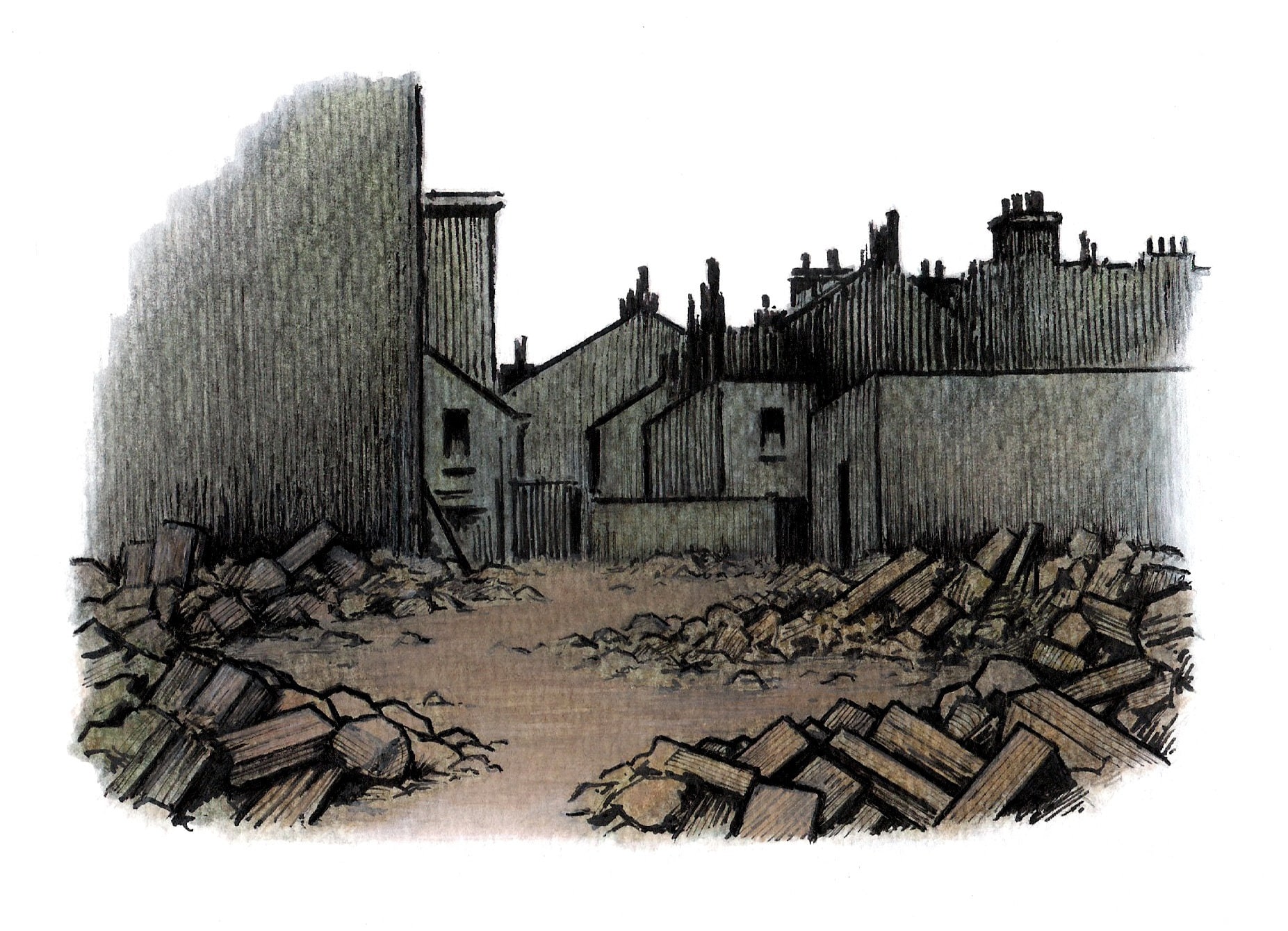 Brownfield (original Artwork) - Etsy