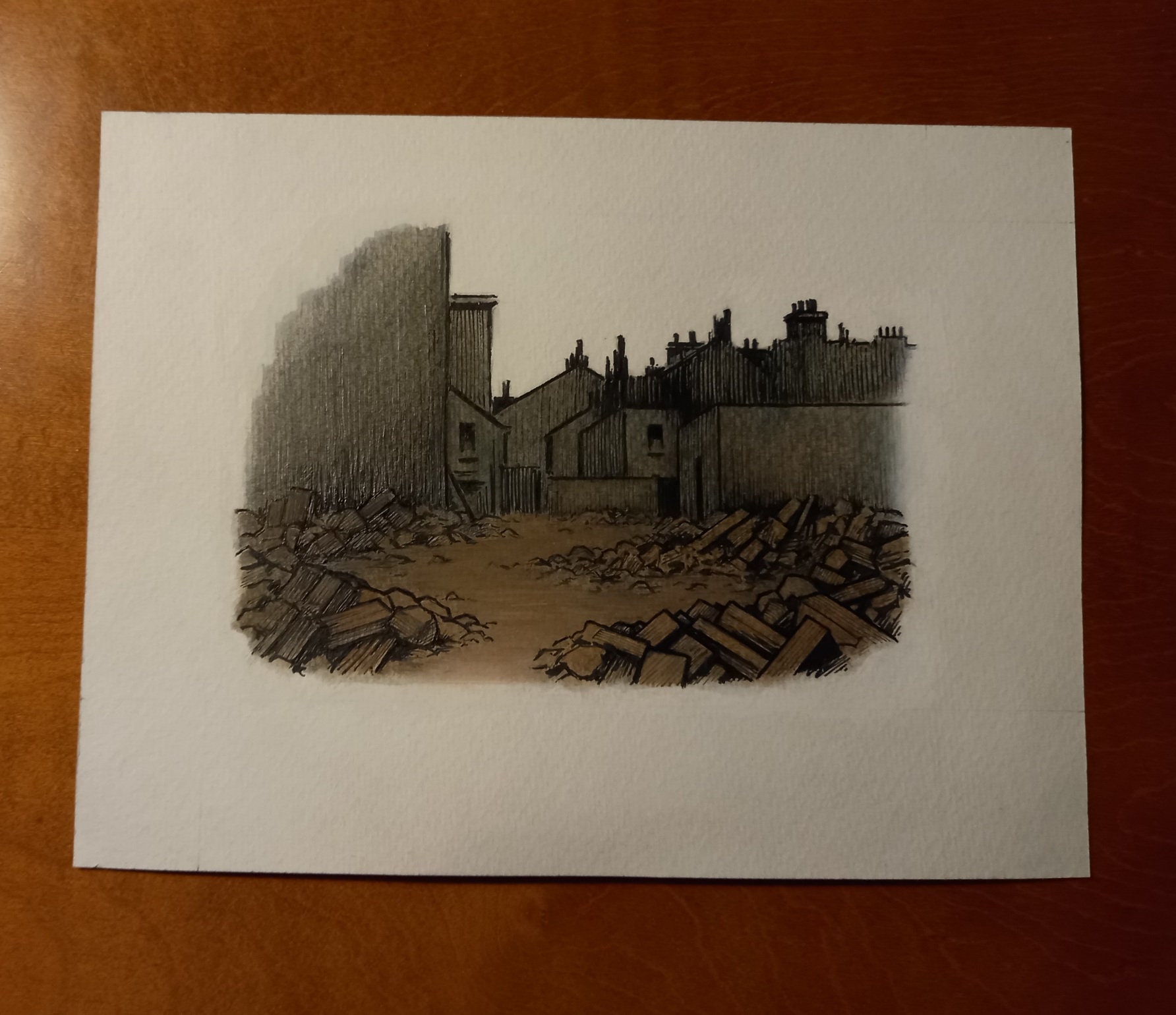 Brownfield (original Artwork) - Etsy