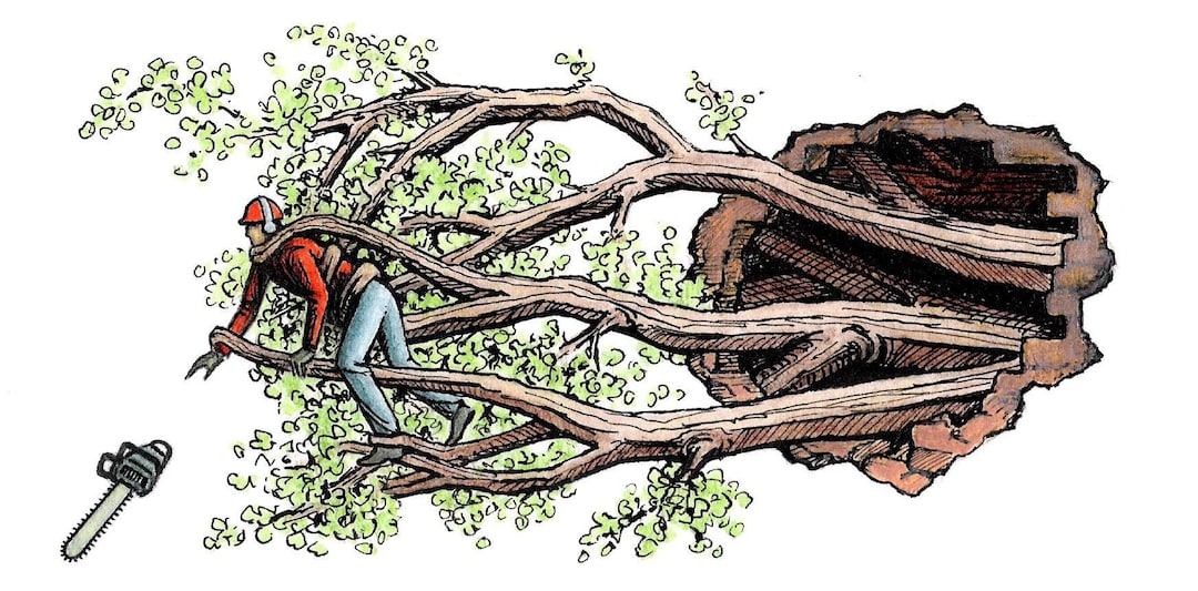 Trapped (art Print) - Etsy