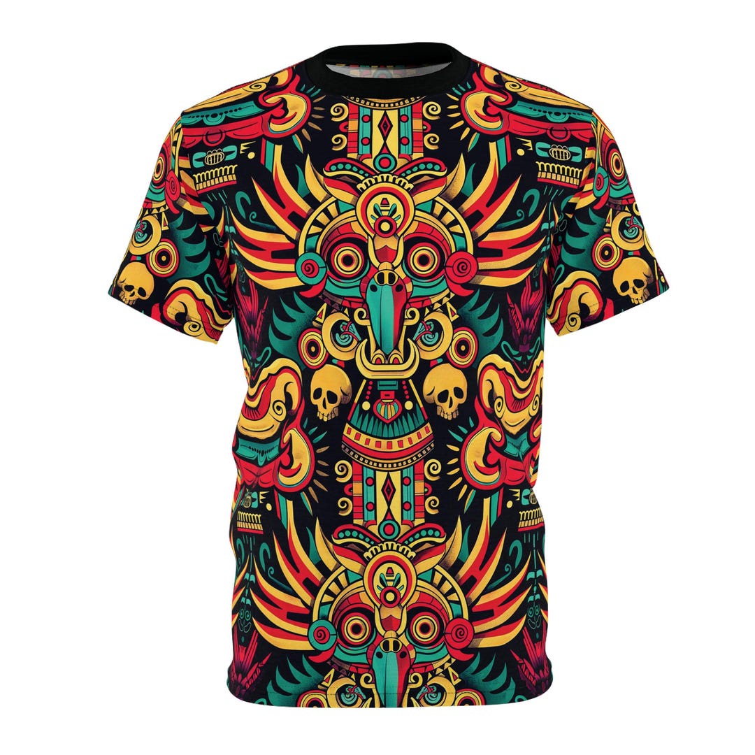 Aztec T-shirt, Quetzalcoatl Shirt, Mexican Culture Tee, Aztec Art Shirt ...