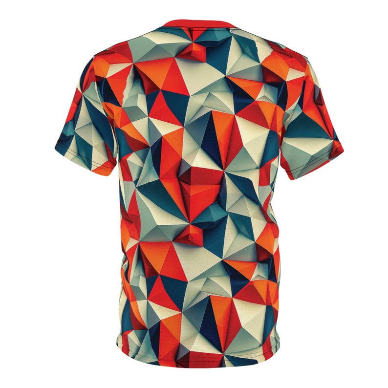 Low Poly Triangles T-shirt: Geometric Pattern, Minimalist Design ...