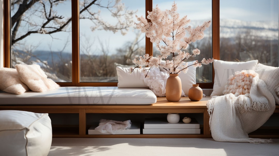 White Faux Leather Bench Cushion Cover, Bench Cushion , Double Stitch ...