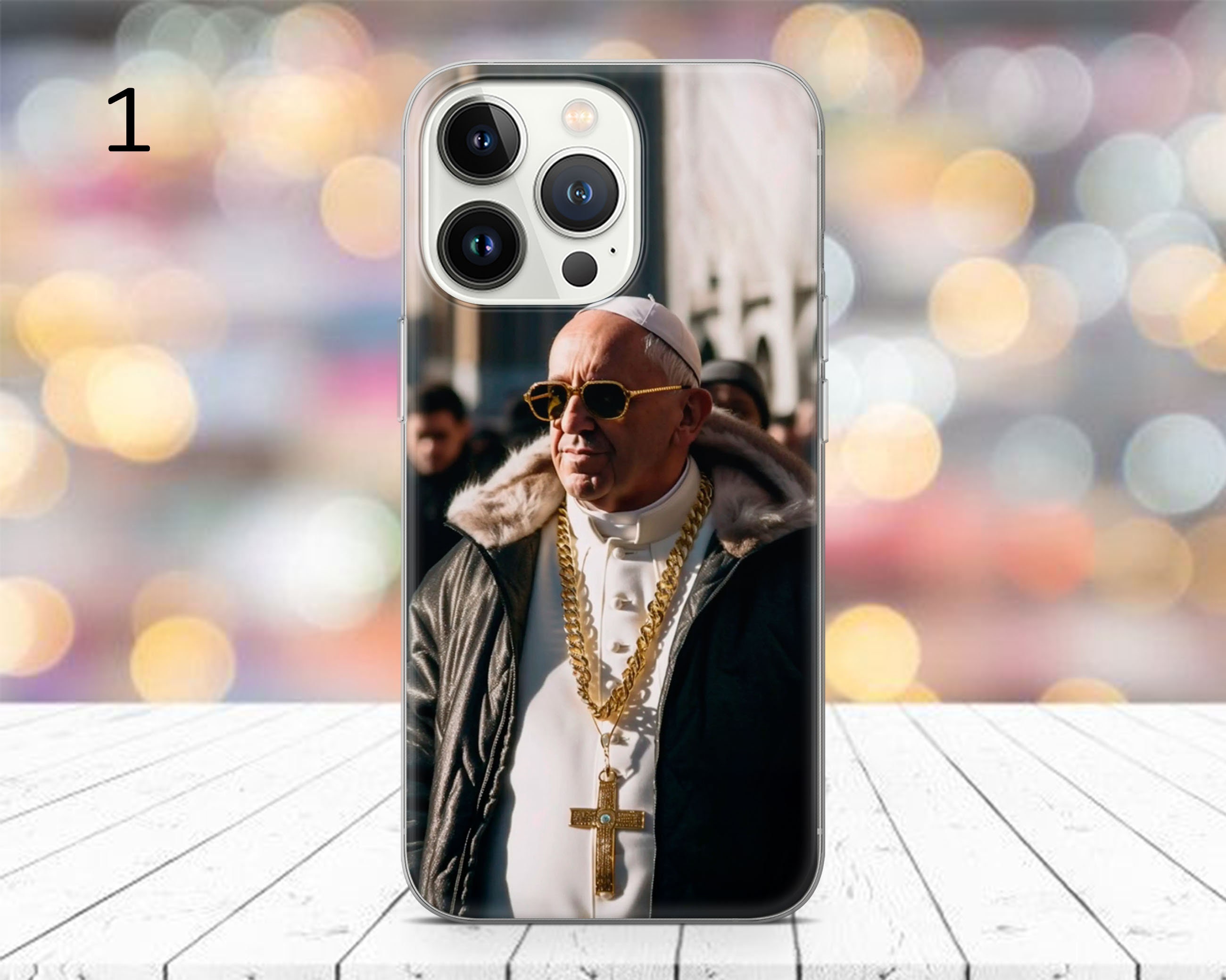 Pope Francis Deepfake Vatican Phone Case Cover for Iphone 14 - Etsy UK
