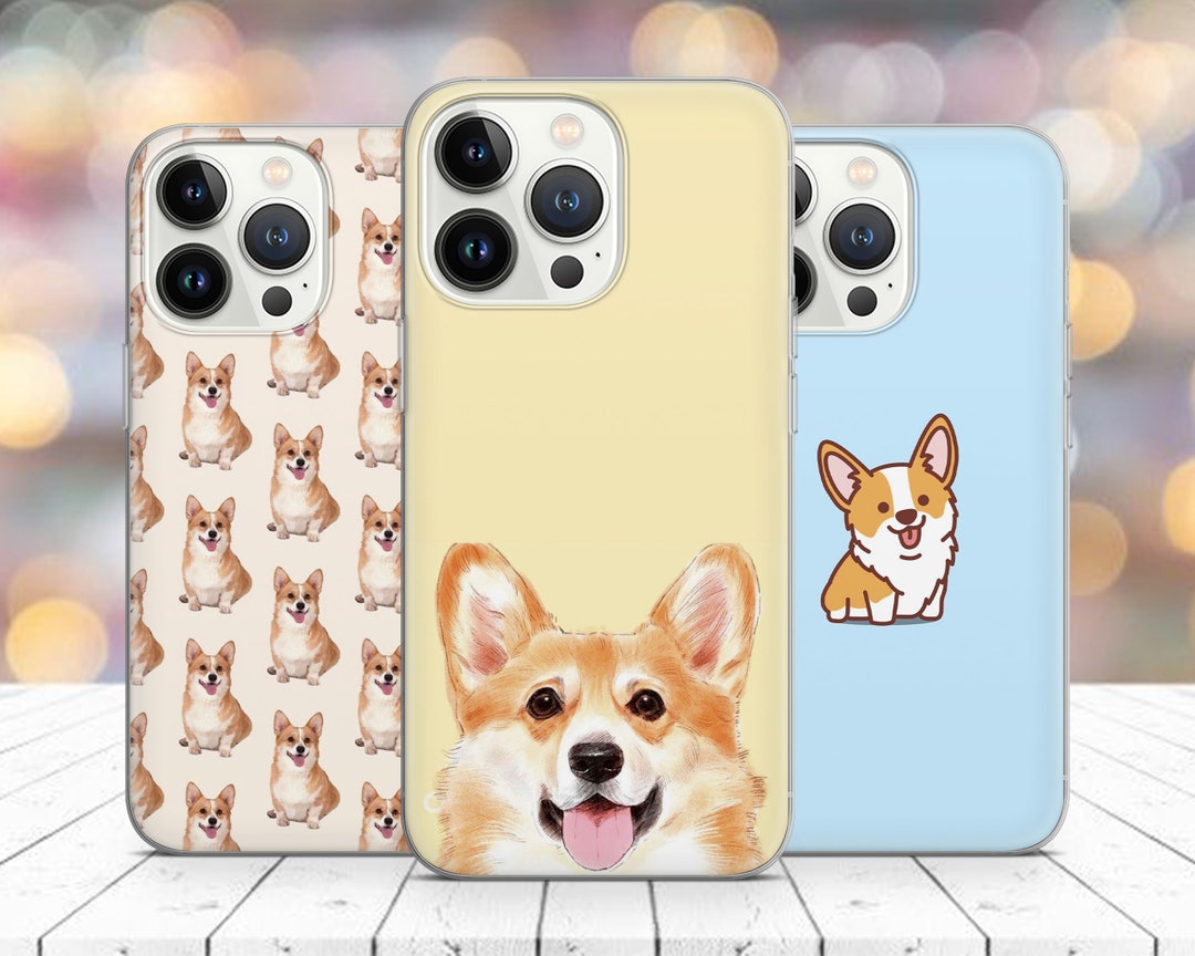 Corgi Phone Case Cover Gift for Dog Owner Dad Mom Lover for iPhone 14 ...