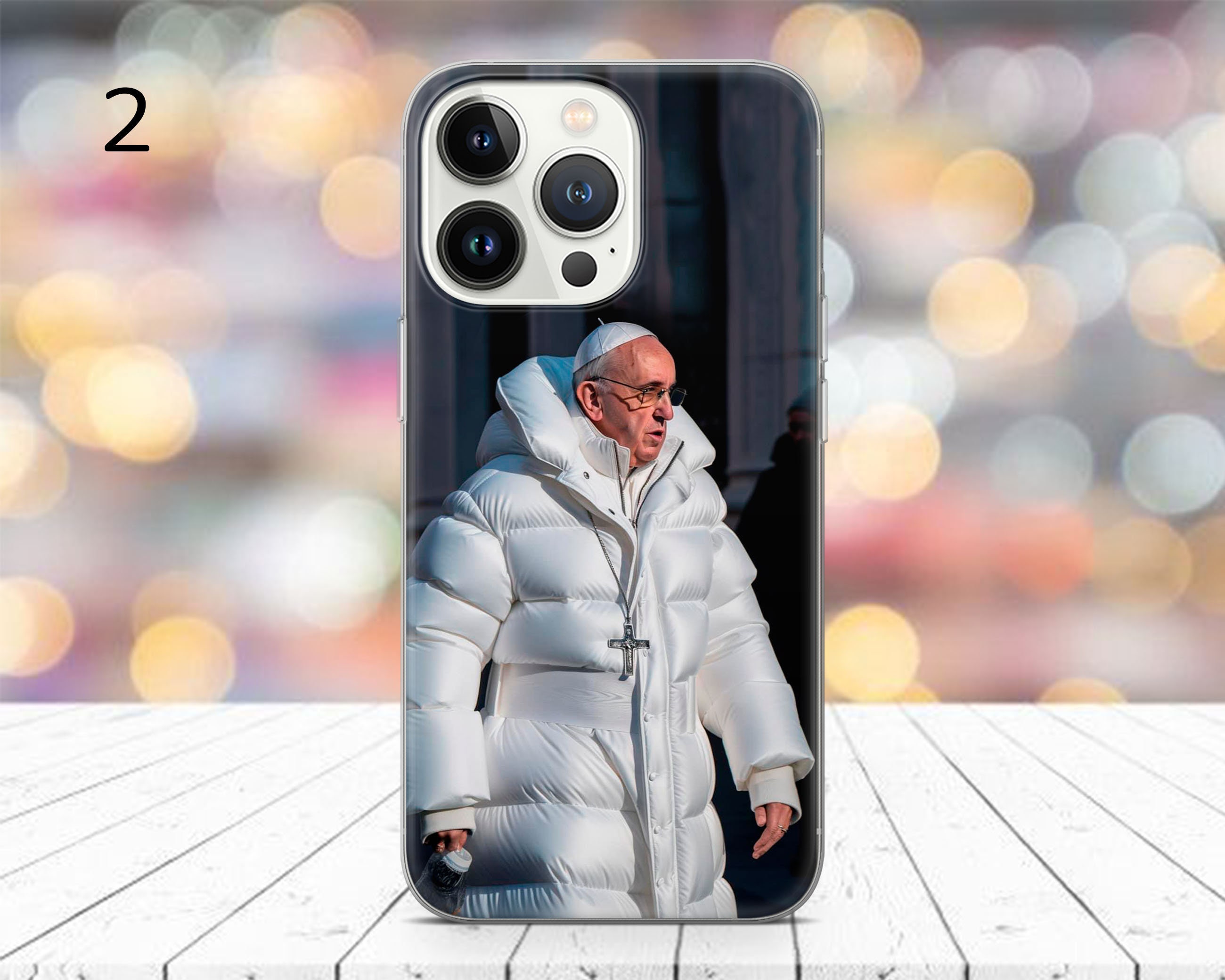 Pope Francis Deepfake Vatican Phone Case Cover for Iphone 14 - Etsy UK