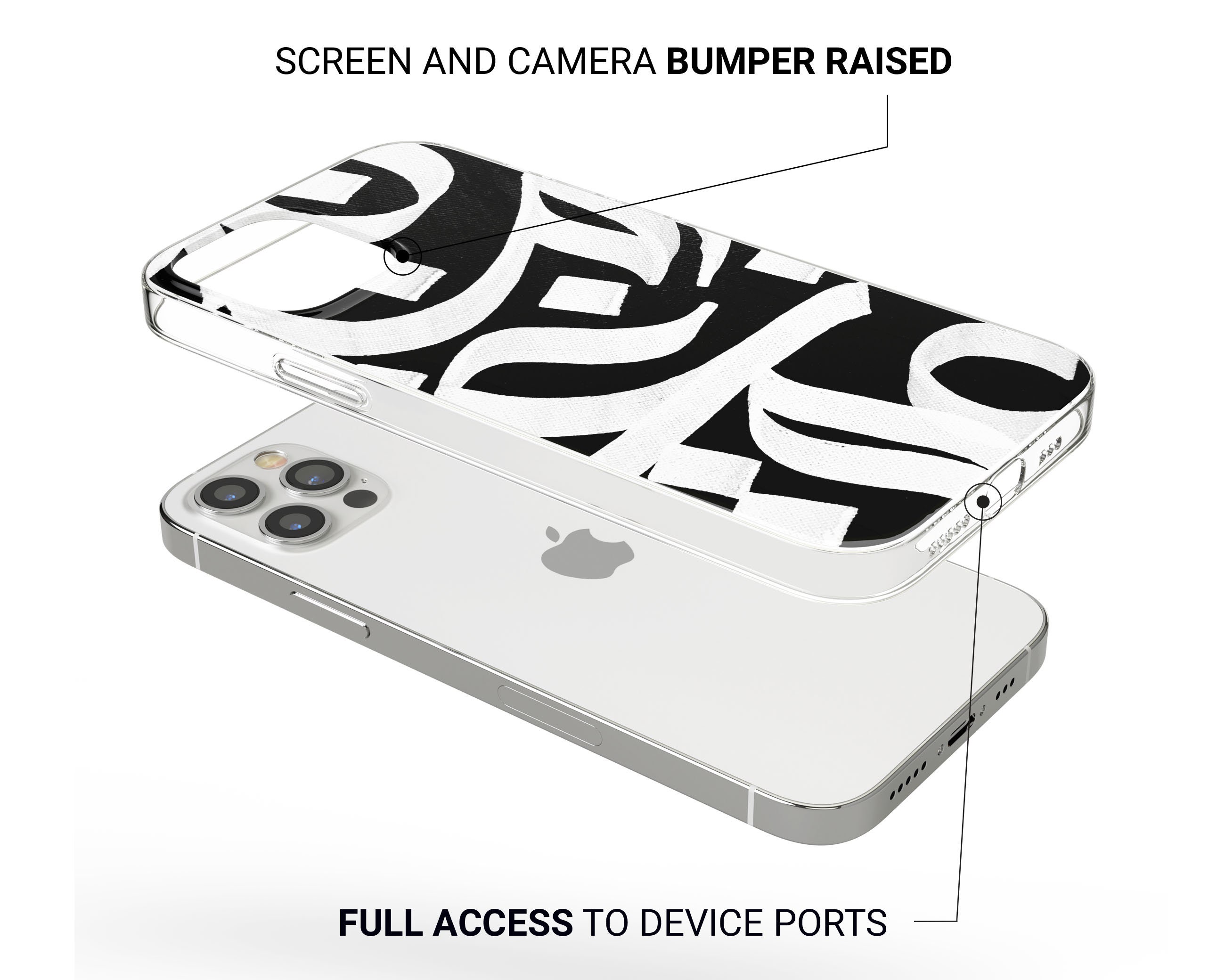 Arabic Script Art Calligraphy Phone Case Islamic for iPhone 14 13 Pro ...