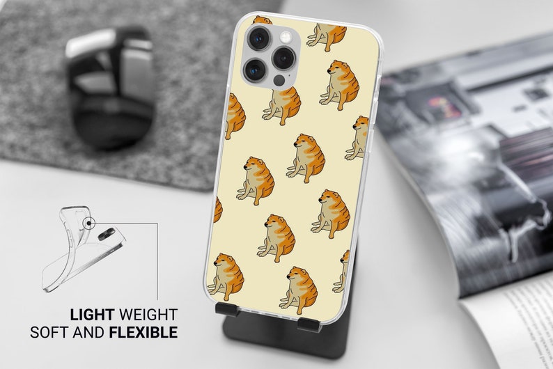 Doge Coin Meme Pattern Elon Musk Phone Case for iPhone 14 13 - Etsy