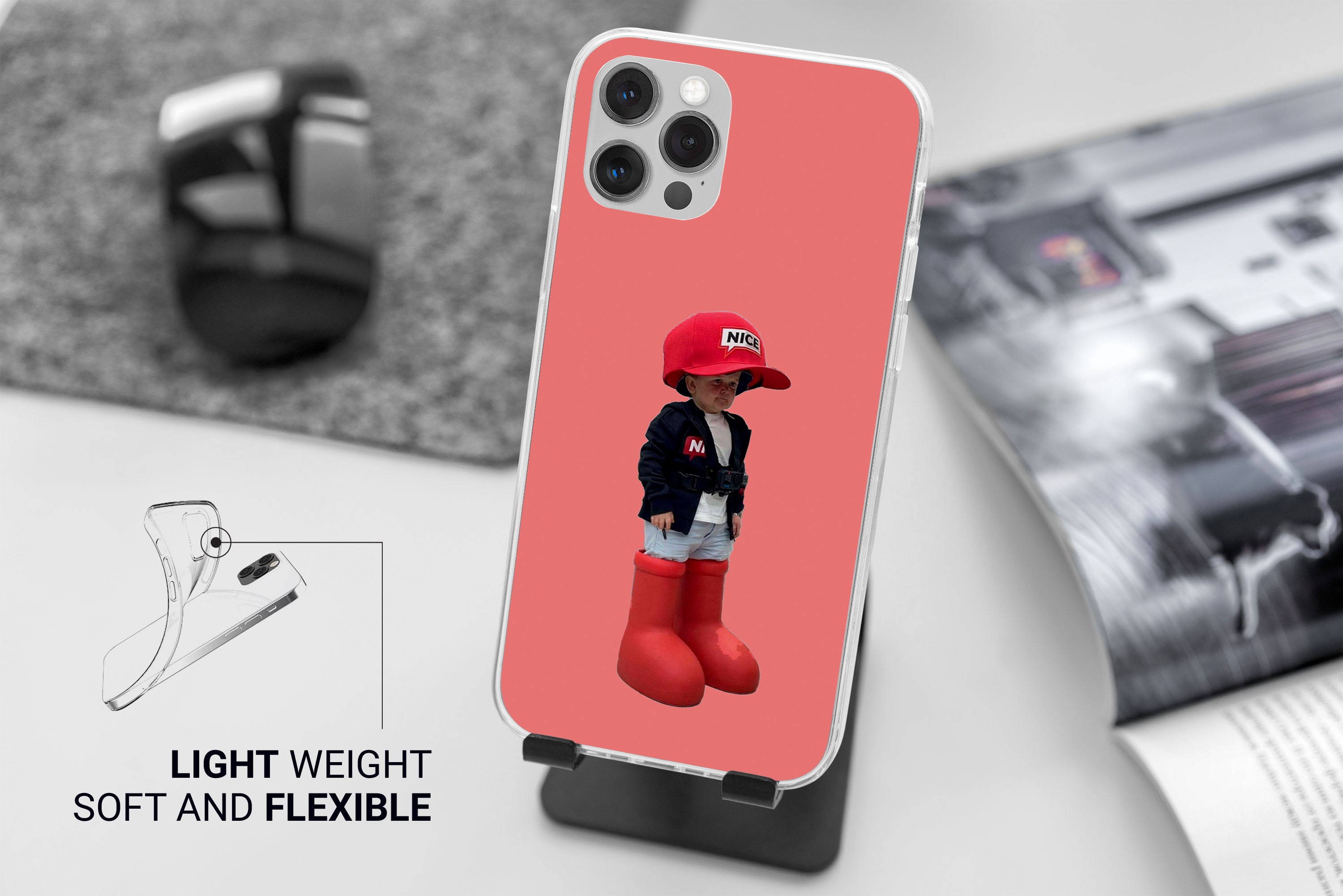 Transparent Hasbulla Magomedov Hasbik Case Cover for iPhone 14 - Etsy