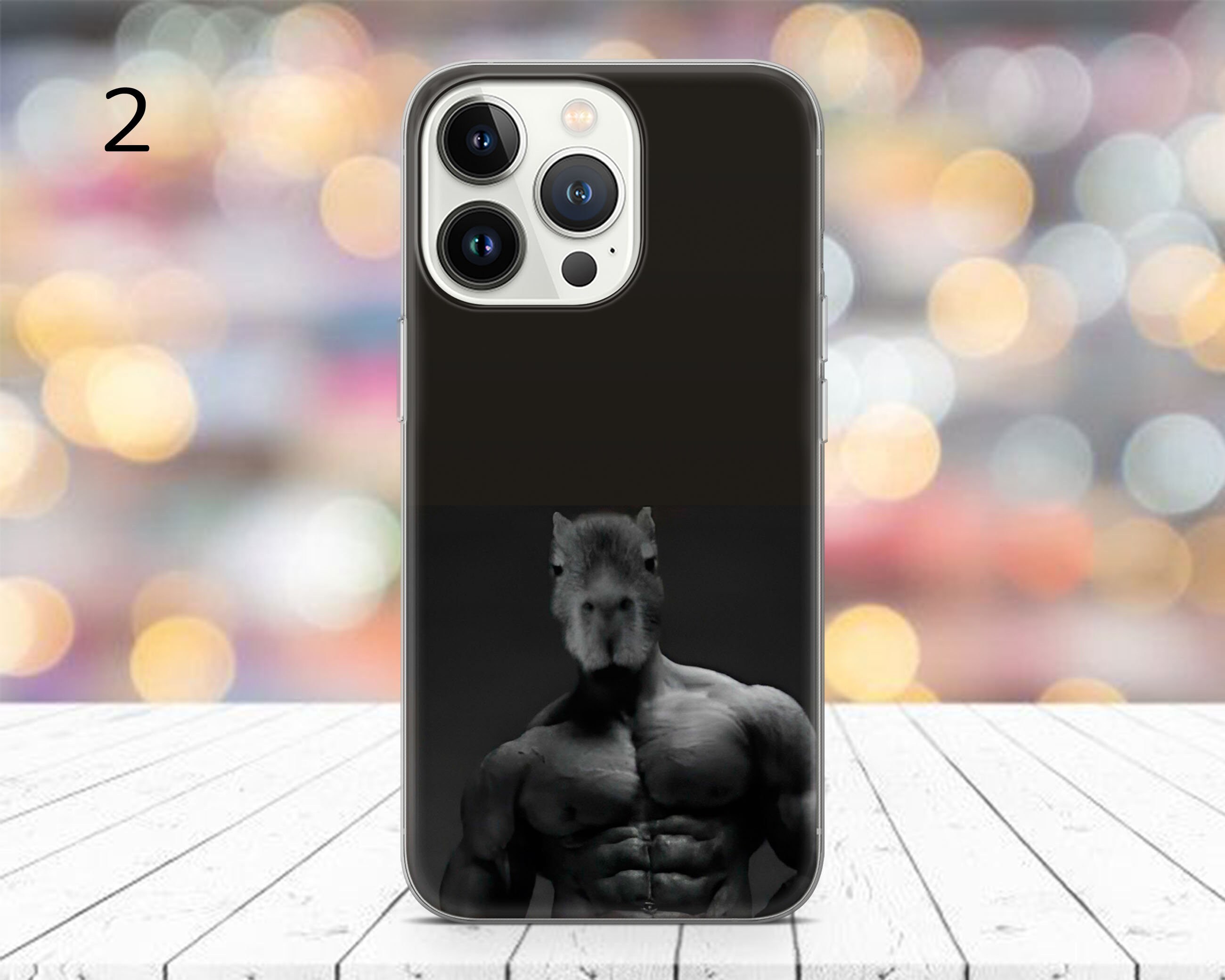 Capybara Giga Chad Case Cover Jetski Meme Phone for iPhone 14 13 Pro ...