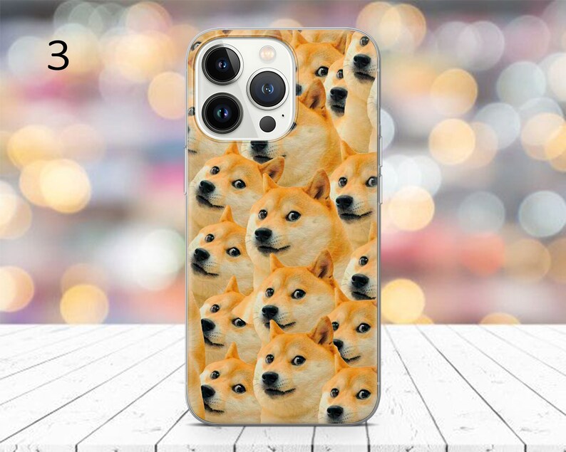 Doge Coin Meme Pattern Elon Musk Phone Case for iPhone 14 13 - Etsy