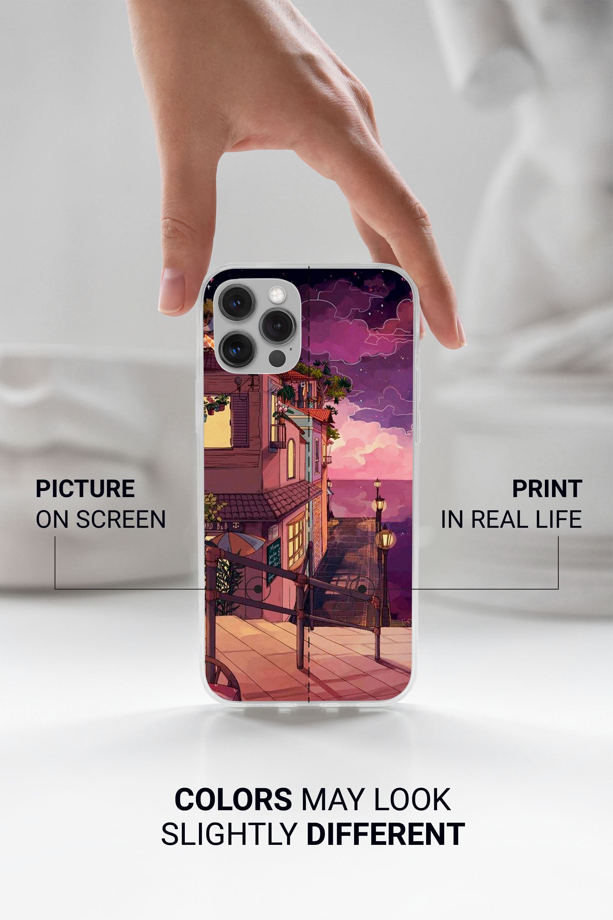 Lofi Cute Kawaii Vaporwave Girl Phone Case for iPhone 14 13 Pro Max 12 ...