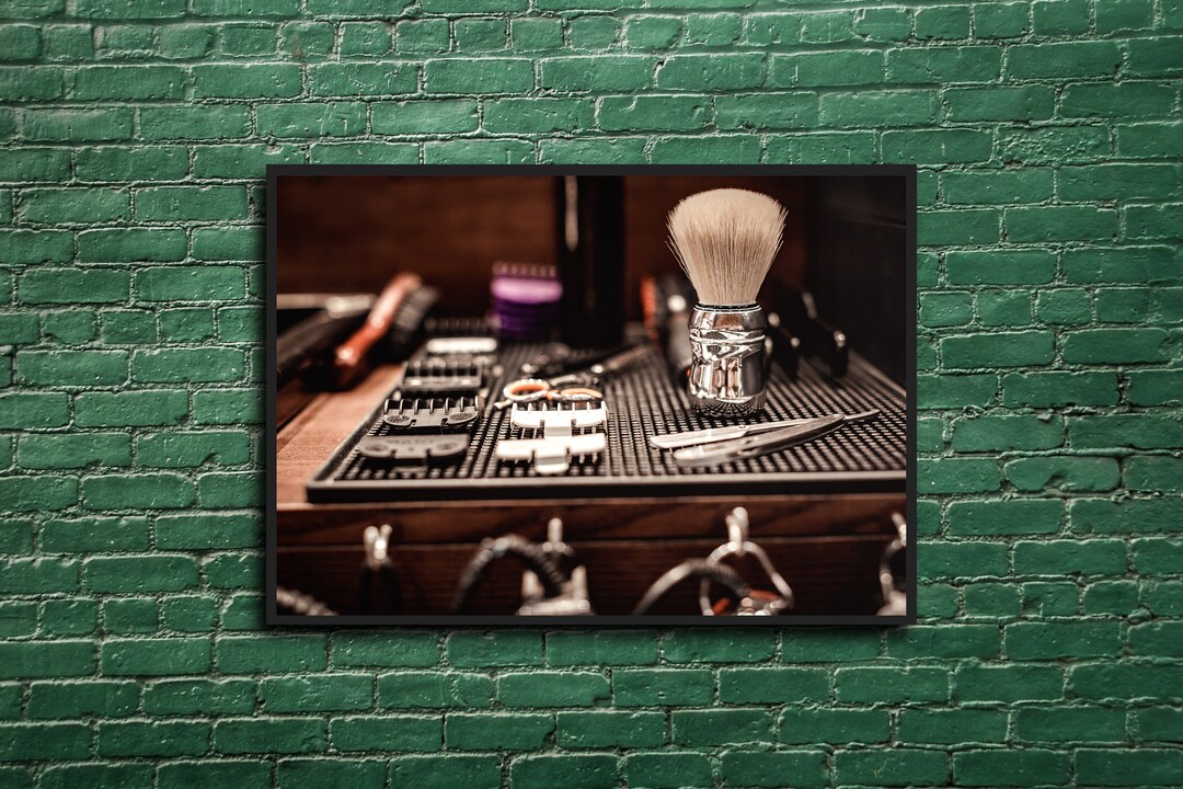 Barbershop Decor Barbershop Wall Art Personalized Barber - Etsy