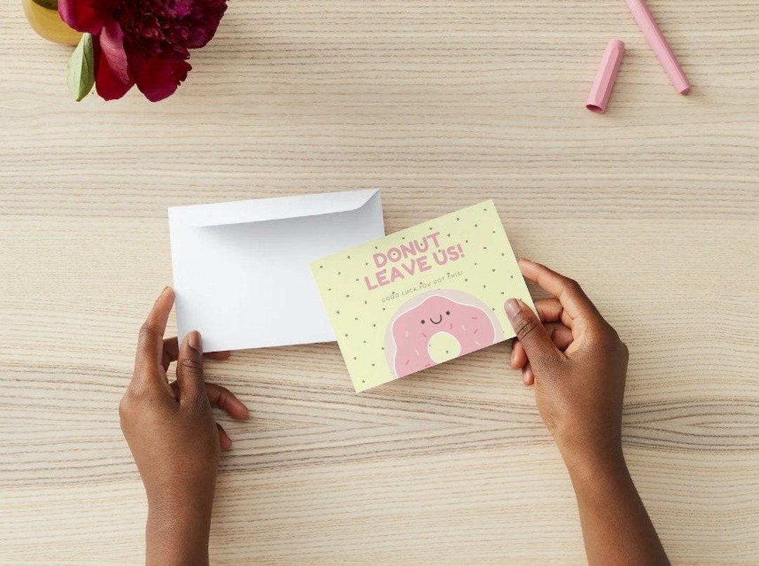 Farewell Card / Goodbye Card Do Not Leave Us Printable - Etsy