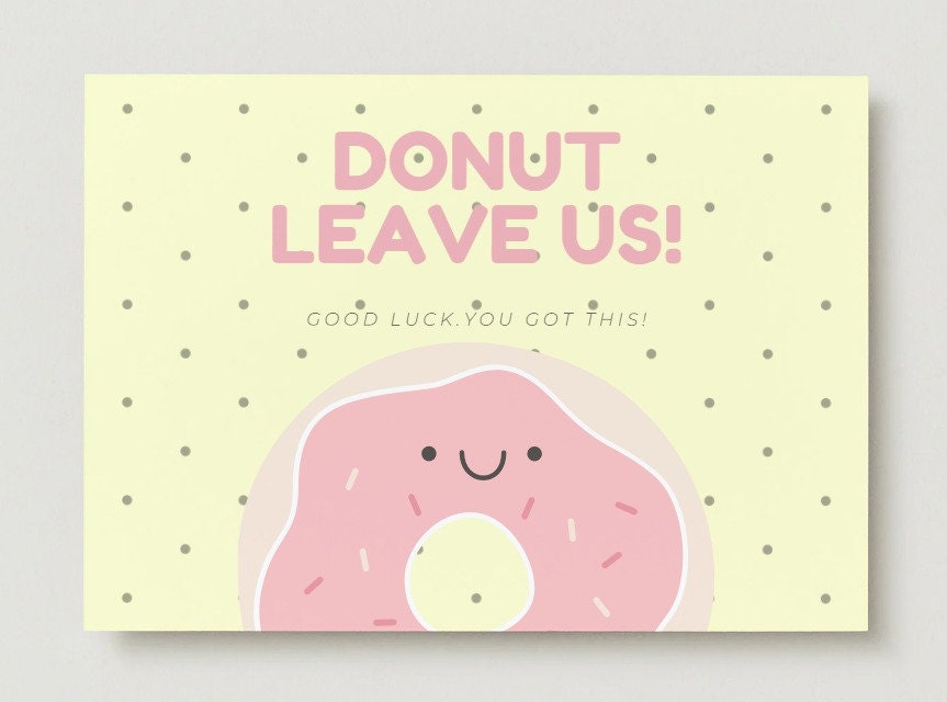 Farewell Card / Goodbye Card Do Not Leave Us Printable Card - Etsy