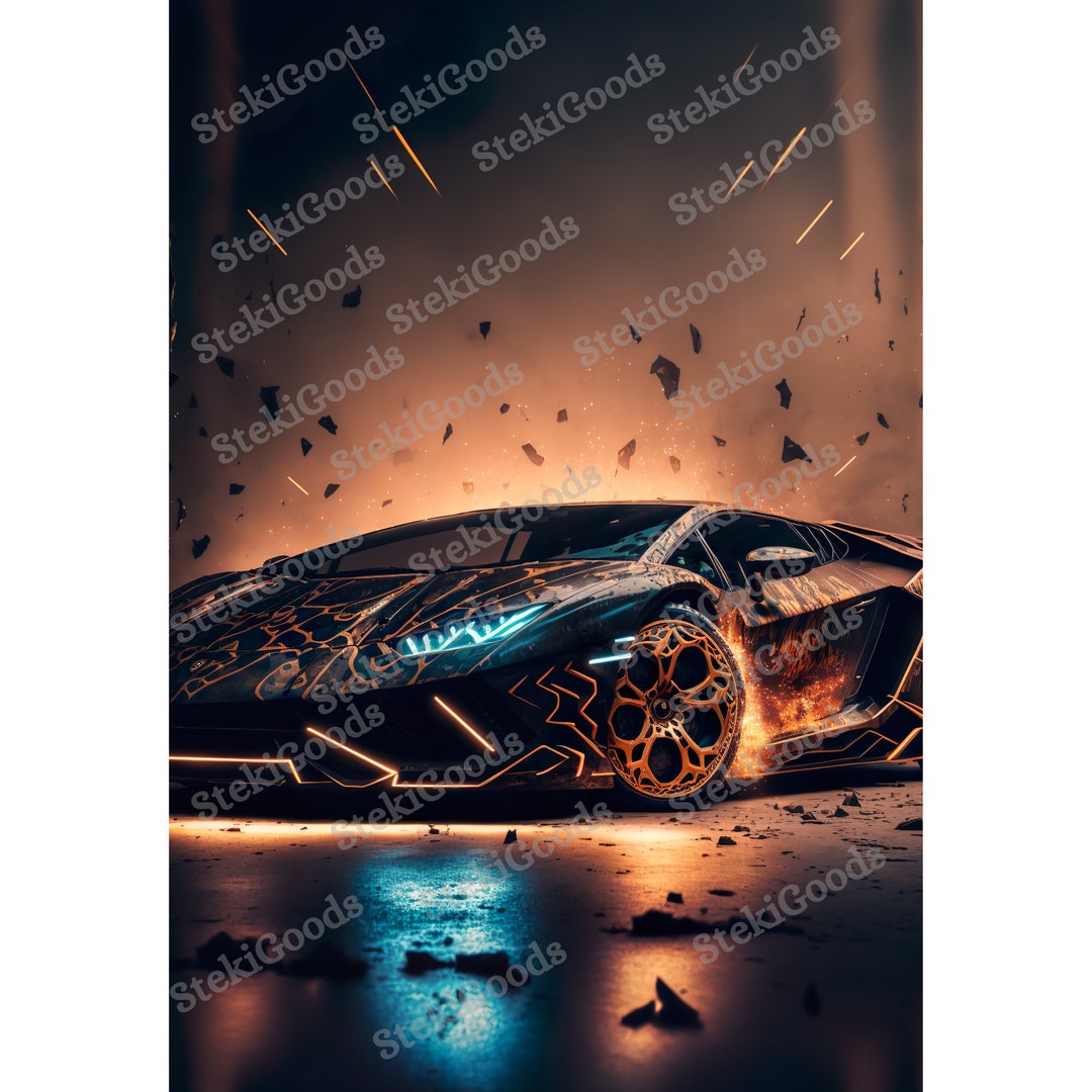 Lamborghini Ornament Printable Files, Lambo Car, Lamborghini Art ...