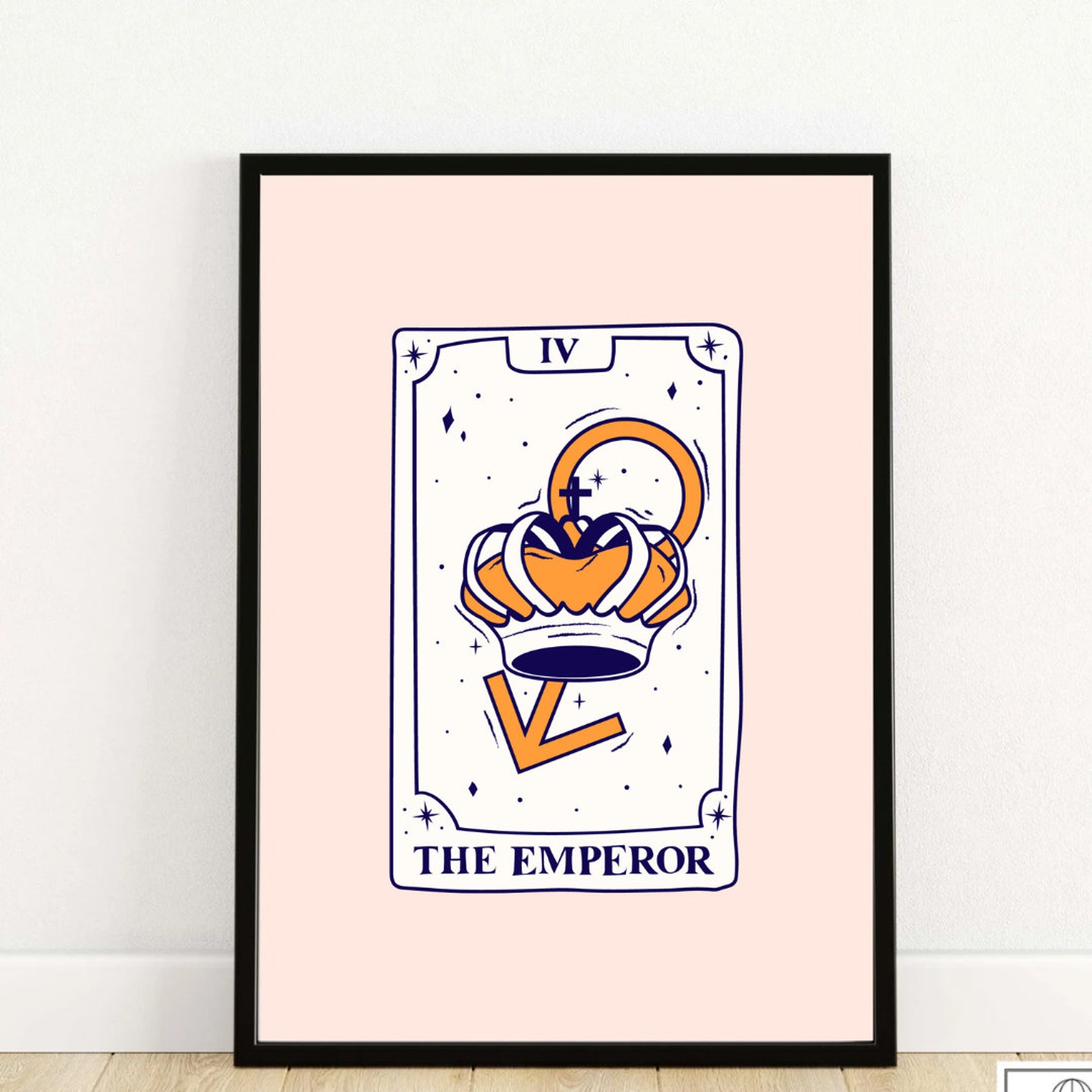 TAROT the Empress and the Emperor Tarot Card Wall Art Zodiac Tarot Deck ...