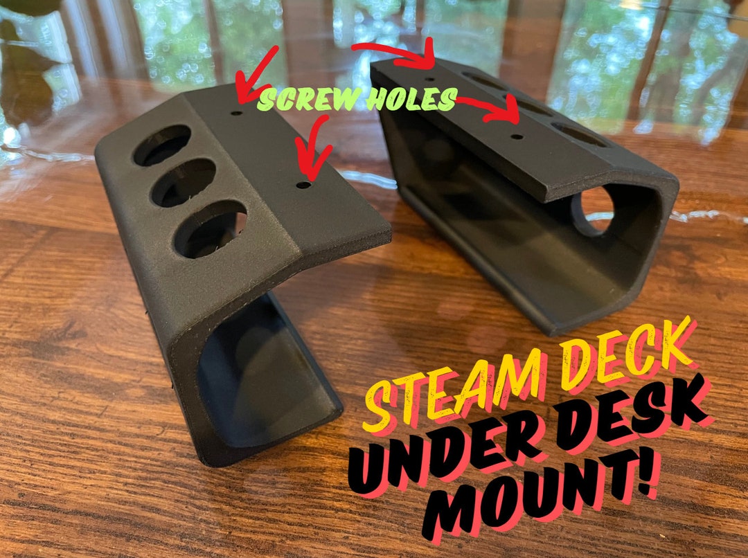 Steam Deck Under Desk Mount! Stylish Strong Easy Mount - Etsy