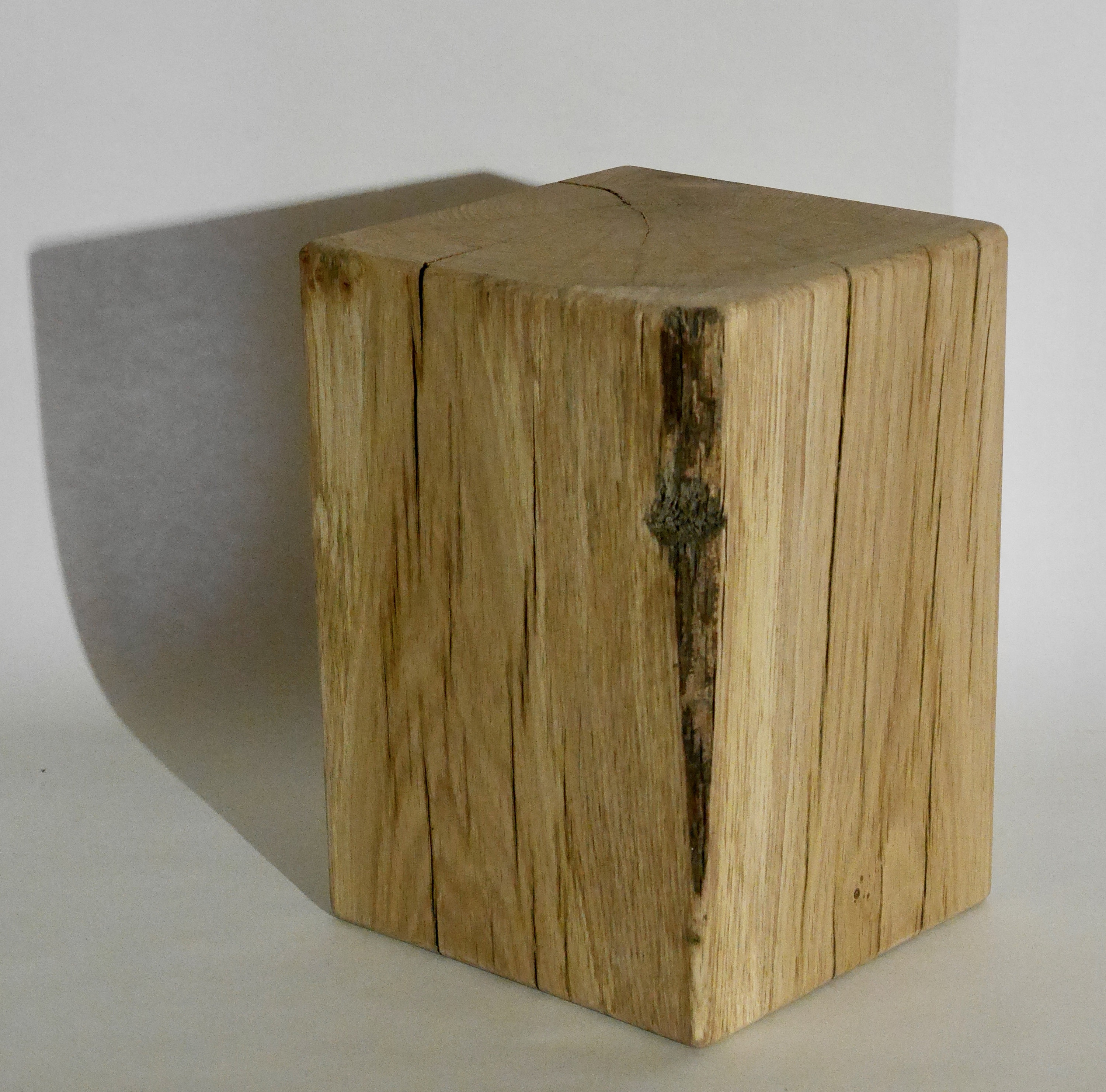 Oak Stool, Table, Plinth, Pot Stand. Solid Green Oak Blocks of Timber. - Etsy UK