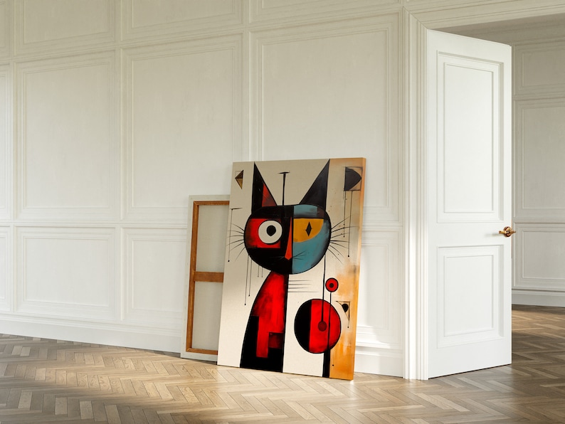 Miro Cat Portrait Different Sizes Joan Miro Wall Art Miro Cat Print ...