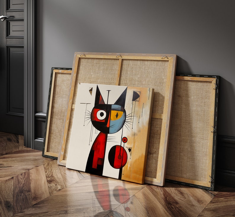 Miro Cat Portrait Different Sizes Joan Miro Wall Art Miro Cat Print ...