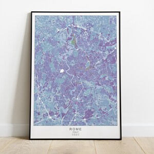 Rome Print in Different Colors and Sizes Italy Travel Wall Art - Etsy