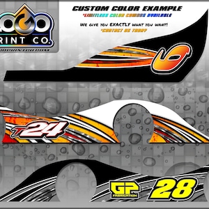 Go Kart Racing Wraps, Graphics, Decals, Stickers, Numbers, Logos ...