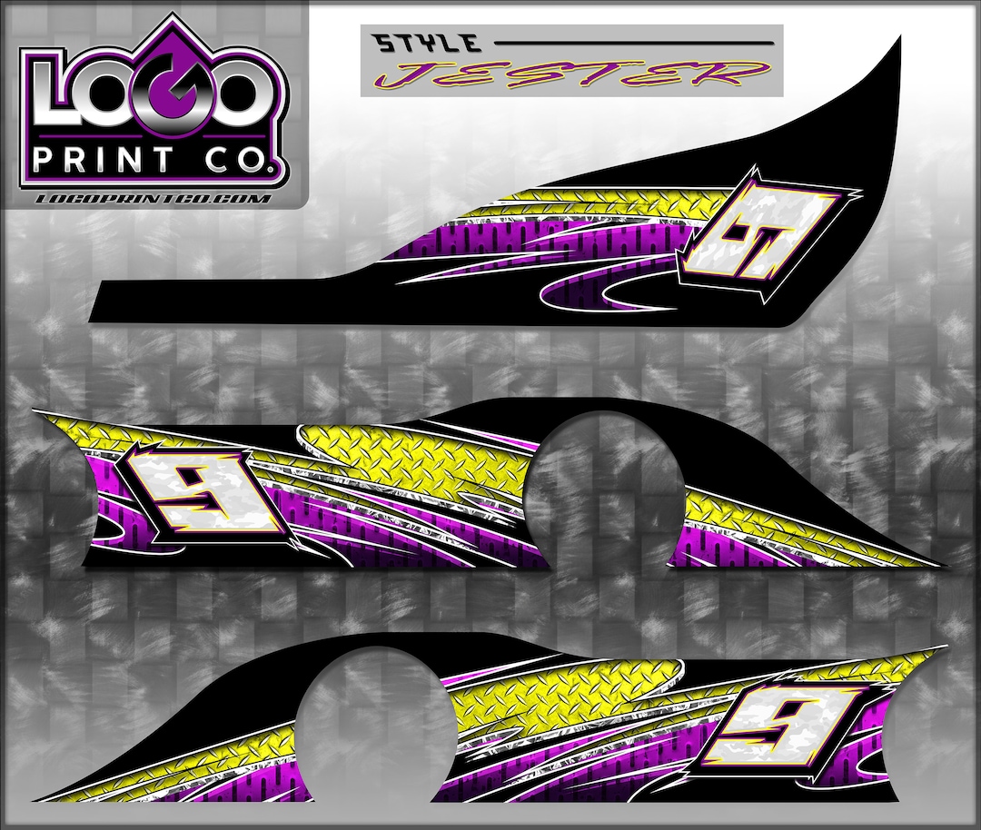 Go Kart Racing Wraps, Graphics, Decals, Stickers, Numbers, Logos ...