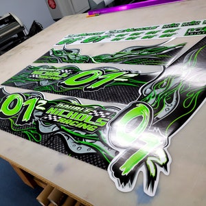 Go Kart Racing Wraps, Graphics, Decals, Stickers, Numbers, Logos ...