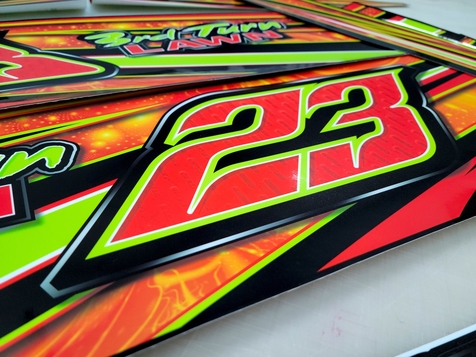 Go Kart Racing Wraps, Graphics, Decals, Stickers, Numbers, Logos, FLARE ...