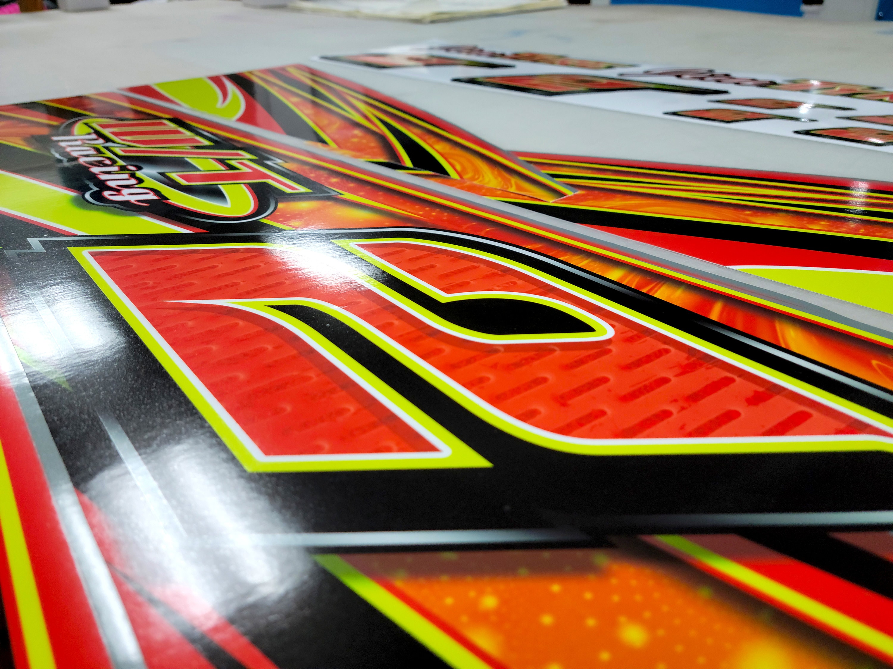 Go Kart Racing Wraps, Graphics, Decals, Stickers, Numbers, Logos, FLARE ...