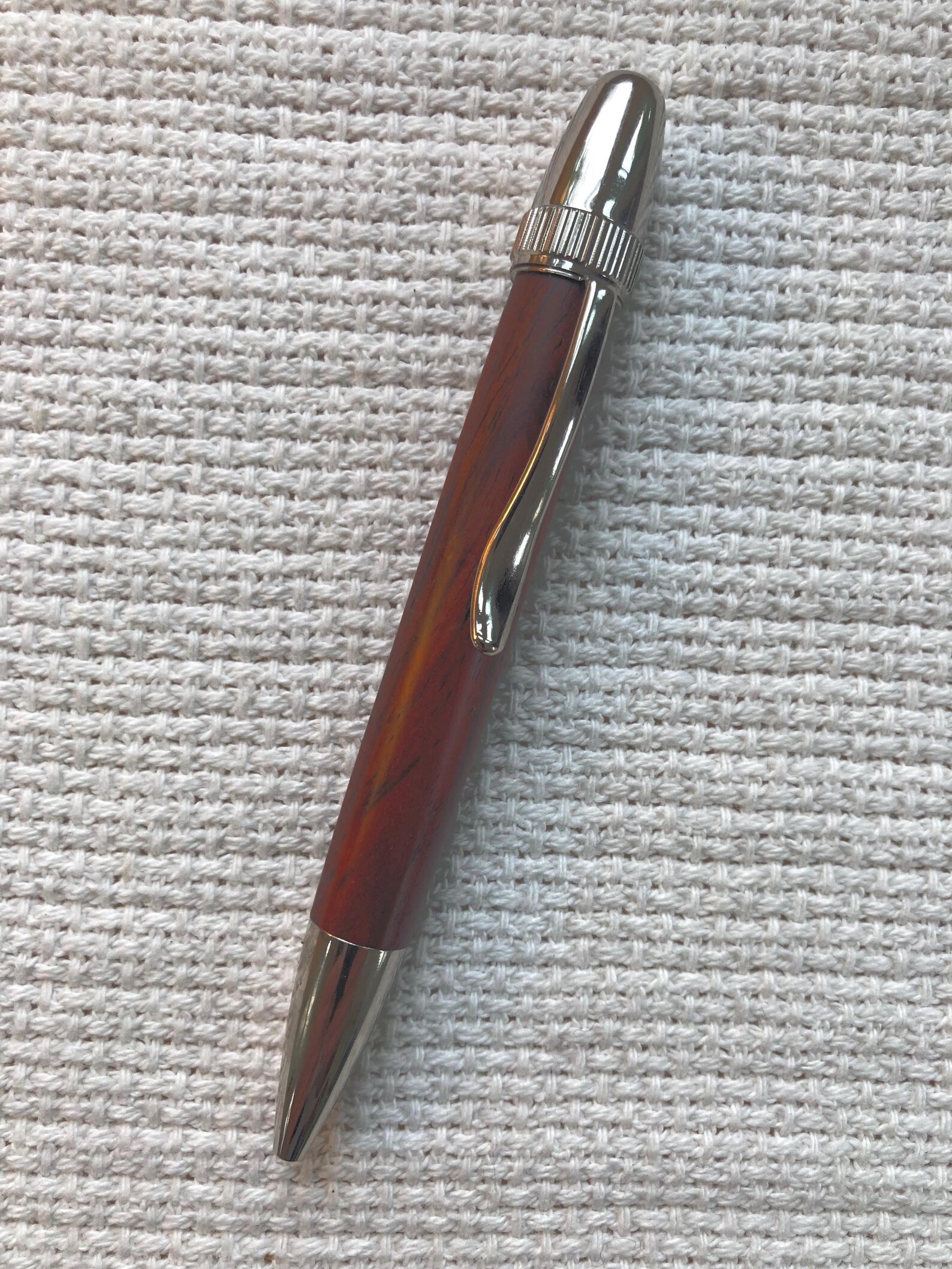 Atlas Chrome Pen in Macacauba - Etsy