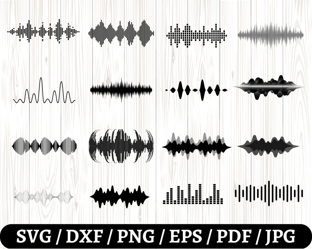 Sound Wave SVG, Wave Svg, Sound Svg, Waveform, Soundwave Svg, Music Svg ...