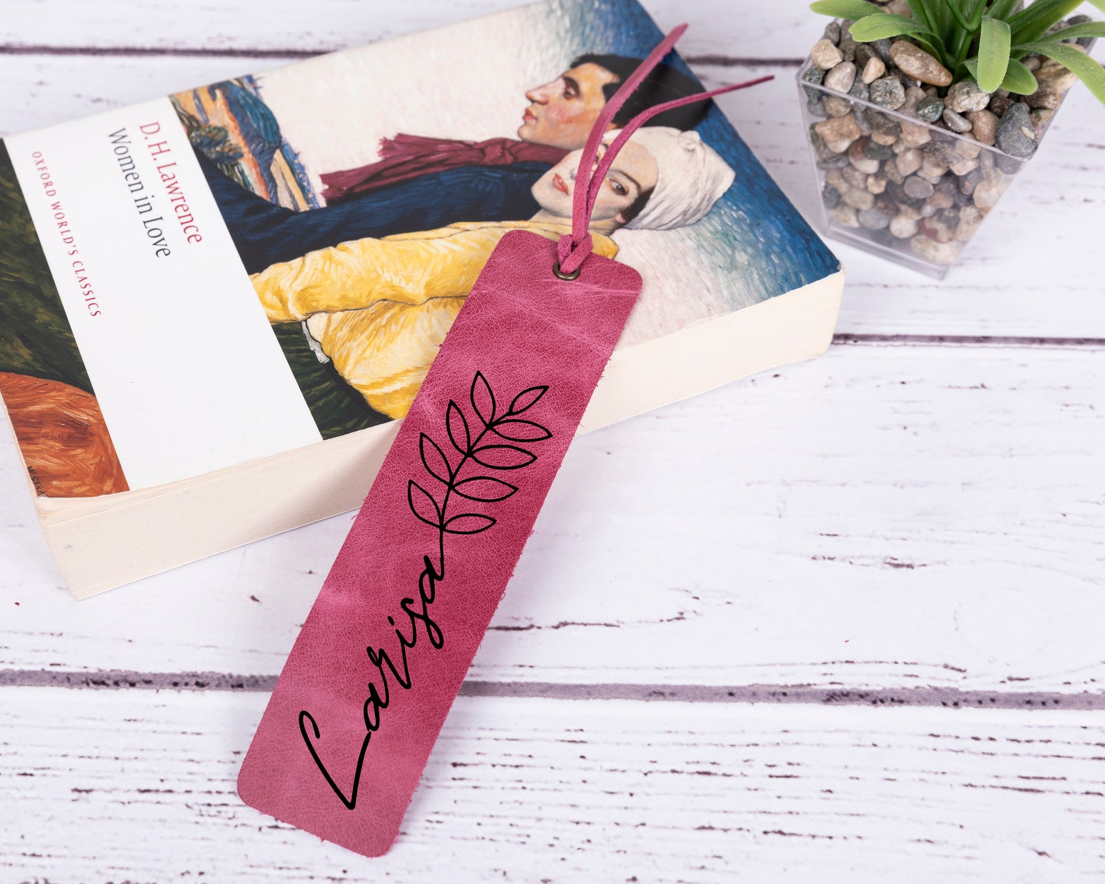 Personalized Bookmark, Gifts for Teacher, Custom Leather Bookmark ...