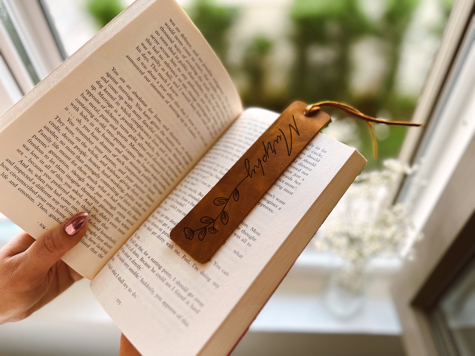 Personalized Bookmark, Gifts for Teacher, Custom Leather Bookmark ...