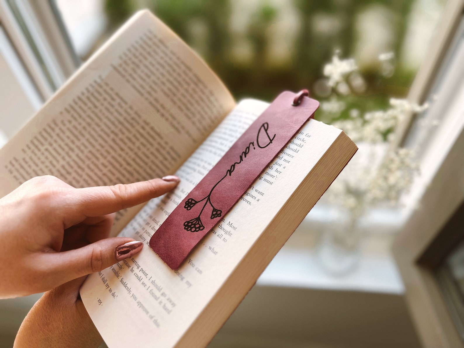 Personalized Bookmark, Gifts for Teacher, Custom Leather Bookmark ...