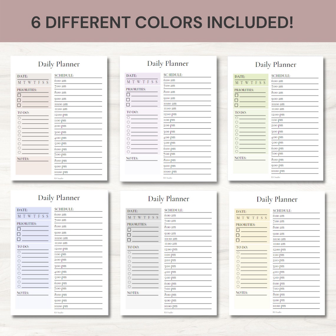 Printable Student Planner Downloadable Template Planner Study Organizer ...