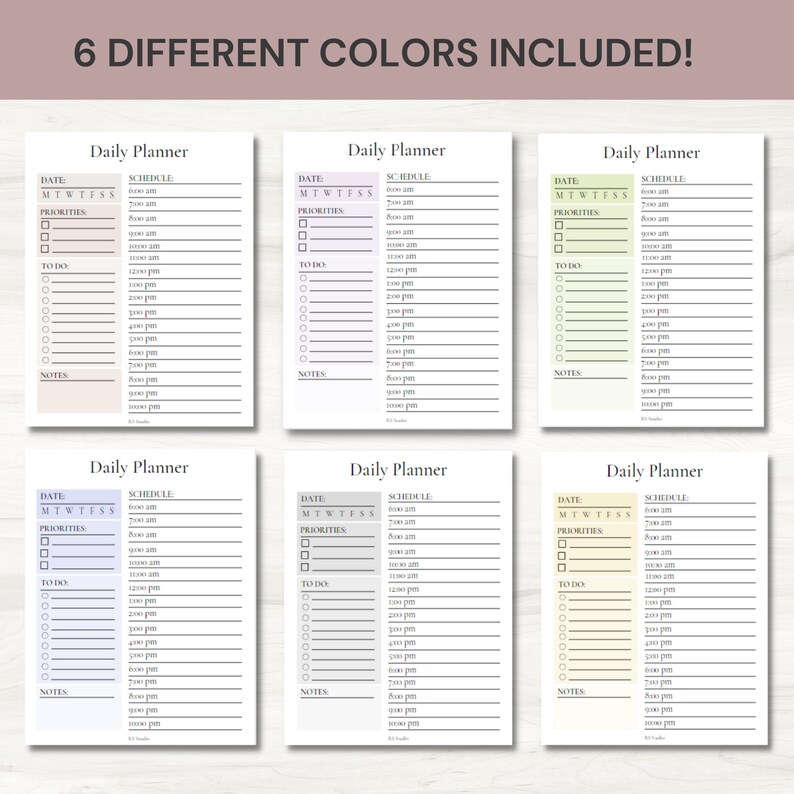 Printable Student Planner Downloadable Template Planner Study Organizer ...