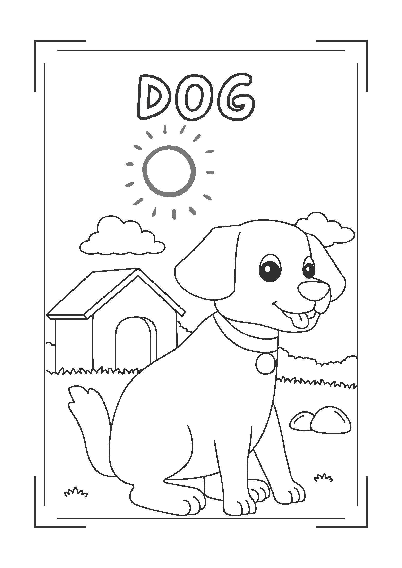 Printable Farm Colouring Pages, A4 Size Colouring Book, Children's ...