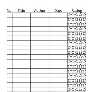 Printable Book Challenge and Reading Tracker, Reading Challenge ...