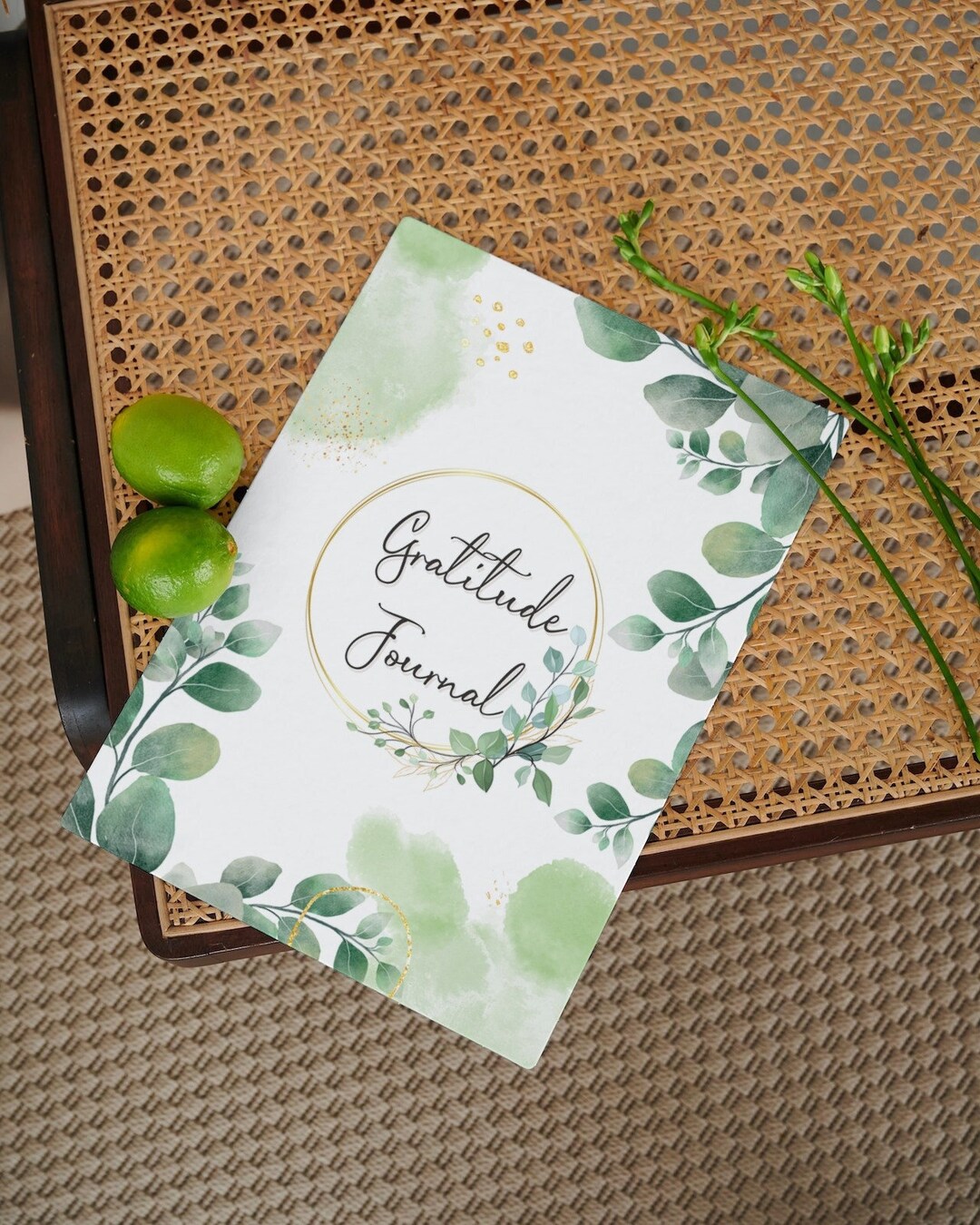 Gratitude Journal, Printable Daily Journal, Eucalyptus Design, Daily ...