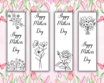 Mother's Day Bookmarks, Mother's Day Printable, DIY Gift for Mom ...