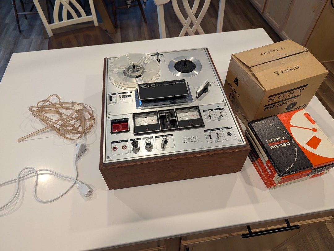 Sony TC-630 D Reel-to-reel Tape Recorder - Etsy