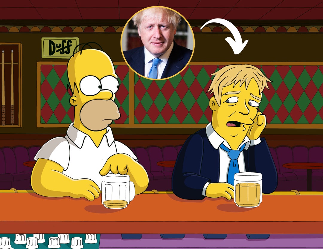 Simpson Custom Portrait Simpson Bar Simpson Family Portrait - Etsy ...