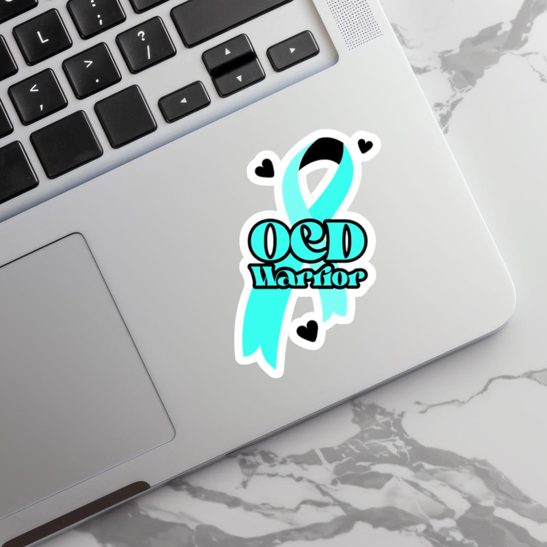 OCD Warrior Vinyl Sticker, Mental Health Awareness Decal, OCD Support ...