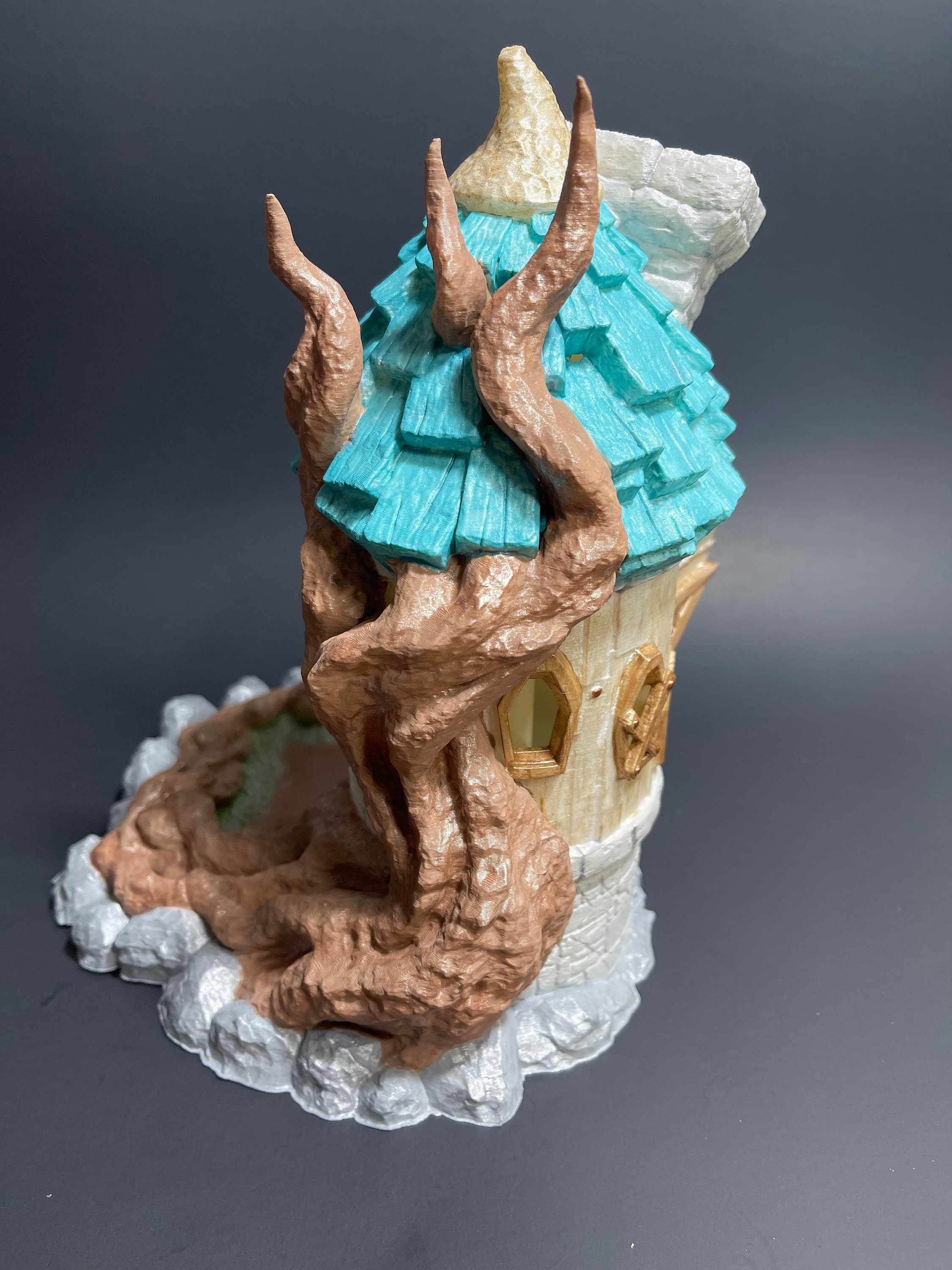 Wizard Dice Tower Hand Painted - Etsy