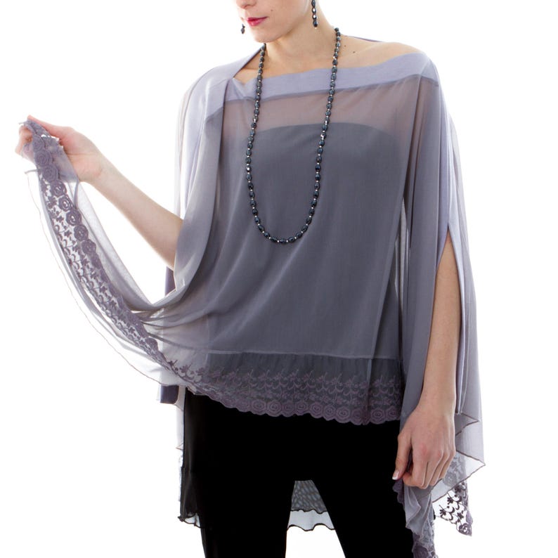Poncho Sewing Pattern PDF | Convertible Quarter Turn Poncho | V Neck ...